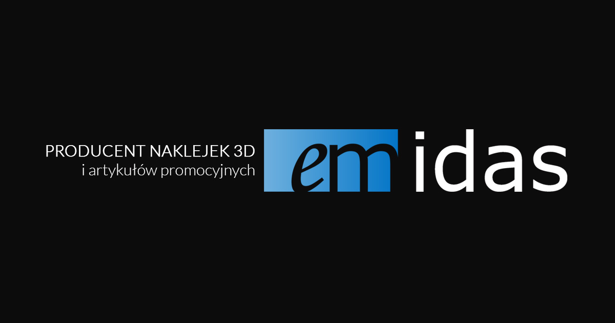 Producent naklejek 3D i artykułów promocyjnych | Emidas